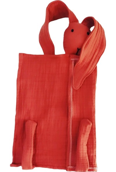 Bir Melek - Dört Katlı Müslin Kumaş Uyku Arkadaşı 35 cm Bir Melek - Dört Katlı Müslin Kumaş Uyku Arkadaşı 35 cm