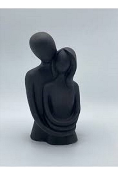 Isem Soyut Kucaklaşmış Sevgili Aşık Çift Biblo Dekoratif Siyah Isem Soyut Kucaklaşmış Sevgili Aşık Çift Biblo Dekoratif Siyah