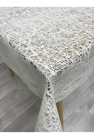 Style Sarmaşik Desen Pvc Şeffaf Kaplamalı Lüksmasa Muşambası / Krem 90 Style Sarmaşik Desen Pvc Şeffaf Kaplamalı Lüksmasa Muşambası / Krem 90
