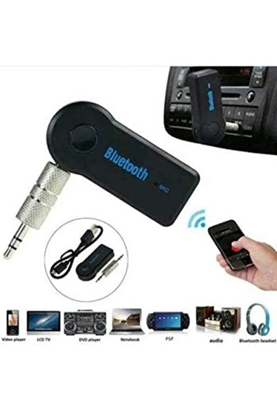 Bluetooth Aux Araç Kiti Samsung Htc Lg Huawei Iphone Mp3 Çalar Bluetooth Aux Araç Kiti Samsung Htc Lg Huawei Iphone Mp3 Çalar