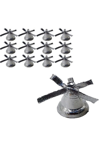 Pazariz 12LI Çan Yılbaşı Ağacı Süsü Gümüş Pazariz 12LI Çan Yılbaşı Ağacı Süsü Gümüş