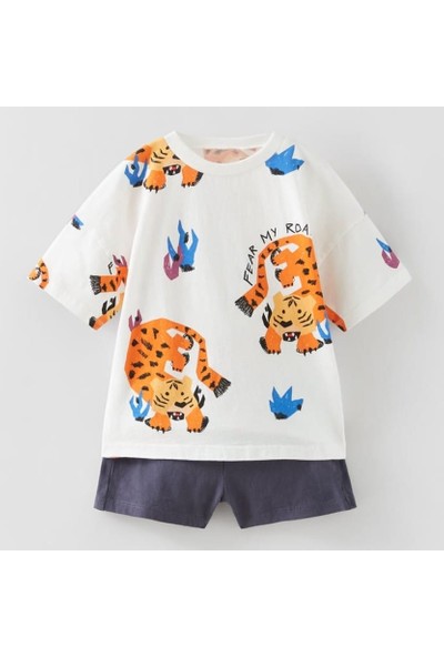 Erkek Çocuk Leoparlı Takım 8716-