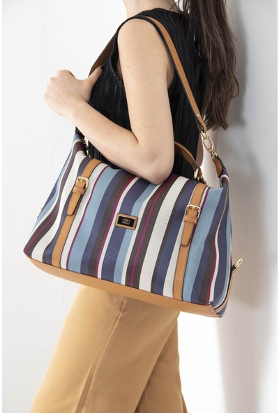 Silver Polo Mix Tek Bölmeli Kadın Valiz & Bavul SP1064