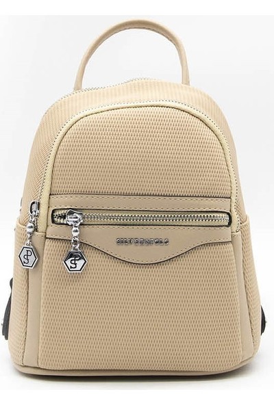 Silver Polo Nut Iki Bölmeli Kadın Sırt Çantası SP983