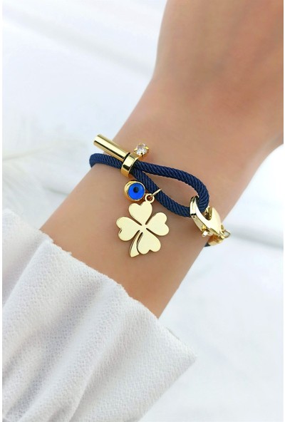 ÇLK Accessories Ip Yonca Bileklik TRBILEK7981