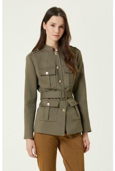 Network Regular Fit Haki Ceket