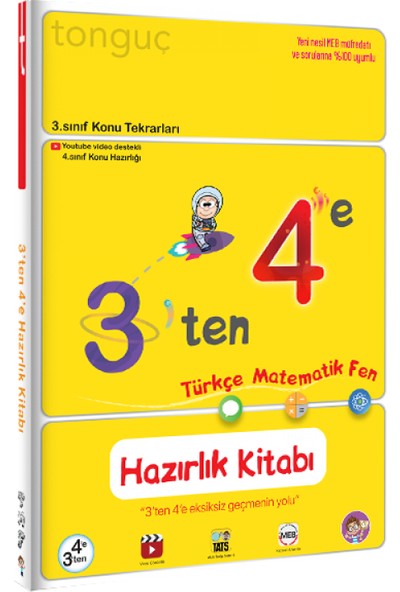 Tonguç 3'ten 4'e Hazırlık Kitabı Tonguç 3'ten 4'e Hazırlık Kitabı