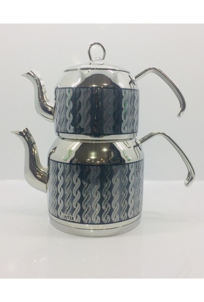 İnter Çelik Sahrametal Saplı Mini Boy Çaydanlık 2,20LT