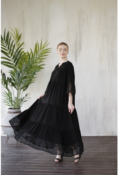 Butik Esra Kandemir Kadın Yazlık Elbise - Esra Kandemir Butik Esra Kandemir Kadın Yazlık Elbise - Esra Kandemir
