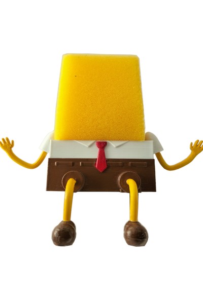 Sermoon Store Dekoratif - Sevimli Süngerbob Temalı Bulaşık Süngerliği