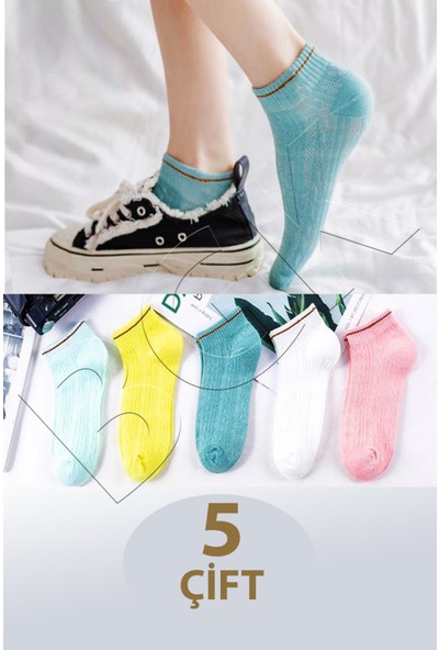 Bgk 5'li Yazlık Kadın Patik Çorap