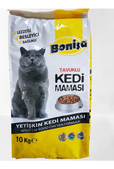 Bonisa 10 kg Tavuklu Yetişin Kedi Maması Bonisa 10 kg Tavuklu Yetişin Kedi Maması