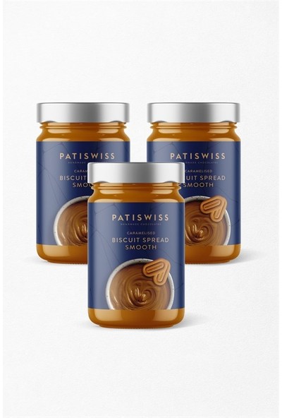 Patiswiss Karamelize Bisküvi Kreması Smooth 3lü Set