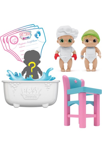 Baby Secrets Sürpriz Figür ve Mama Sandalyesi Seti Baby Secrets Sürpriz Figür ve Mama Sandalyesi Seti