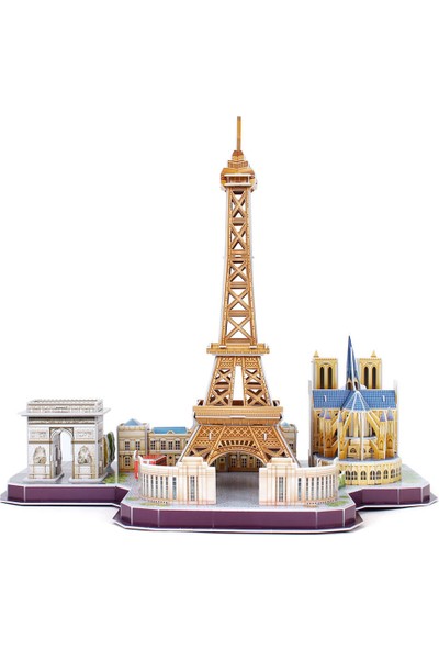 Cubic Fun 114 Parça Puzzle City Line Paris Cubic Fun 114 Parça Puzzle City Line Paris