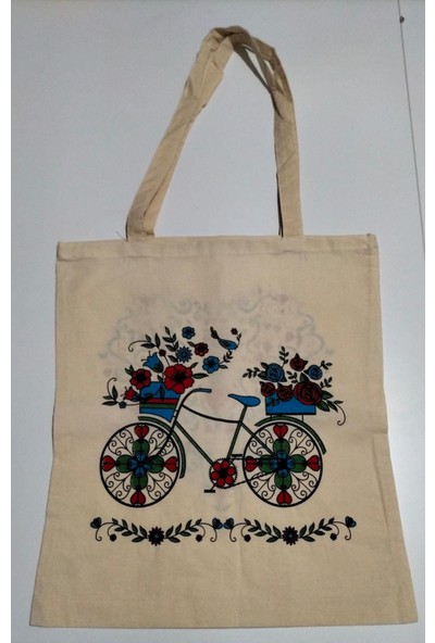 BFA&Concept El Baskısı Desenli Bez Çanta