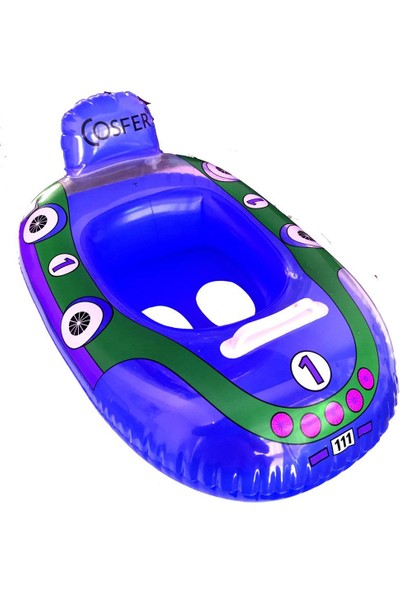 Hsport Konforlu Araba Figürlü Şişme Çocuk Deniz Botu 66X25 cm Hsport Konforlu Araba Figürlü Şişme Çocuk Deniz Botu 66X25 cm