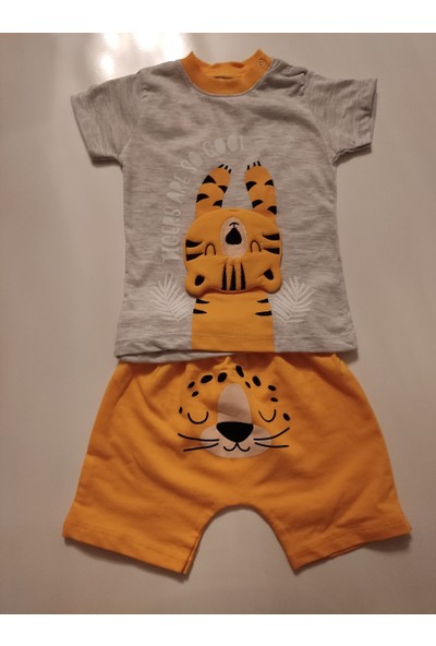 Süslü Bahçe Süslübahçe Aslan Kabartmalı Bebek Takımı