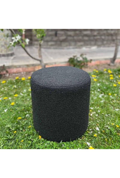 Tortugahome Dekoratif Puf Yükseklik 42 cm Çap 40 cm Puf Bench