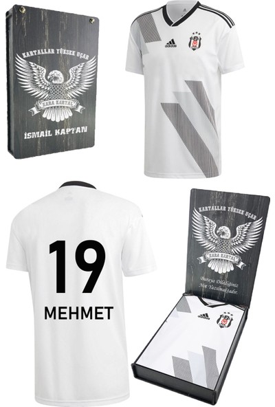 Beşiktaş Orijinal Kişiye Özel Forma Bjk Kartal Baskılı Ahşap Kutulu Beşiktaş Orijinal Kişiye Özel Forma Bjk Kartal Baskılı Ahşap Kutulu