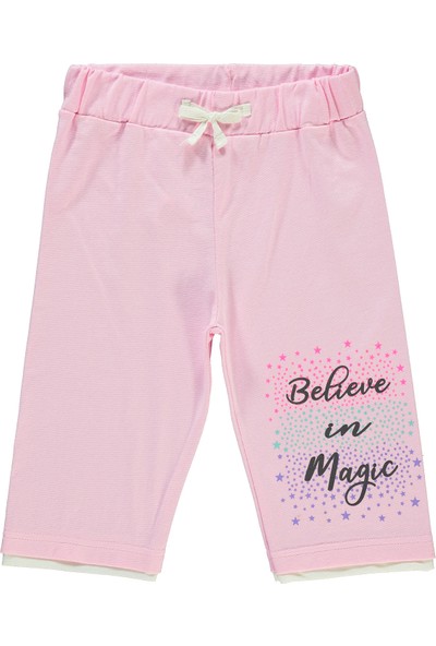 Civil Girls Kız Çocuk Kapri 6-9 Yaş Pembe