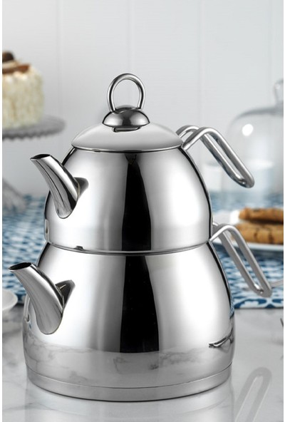 Es Dekor Gizem Akıllı Tasarım 4 Parça Çaydanlık Seti Es Dekor Gizem Akıllı Tasarım 4 Parça Çaydanlık Seti