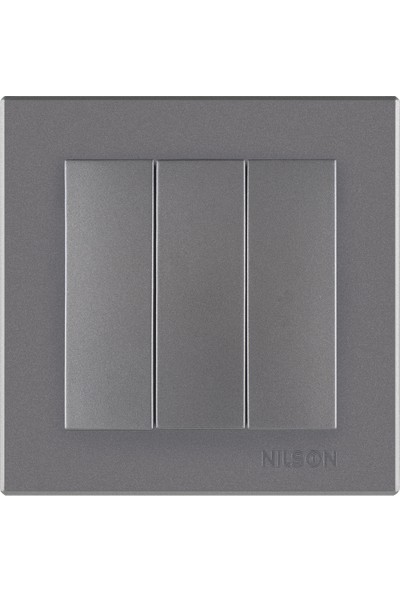 Nilson Alegra Füme Üçlü Anahtar