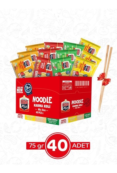 Oba Mie Karma Çeşnili Noodle 40'lı Oba Mie Karma Çeşnili Noodle 40'lı