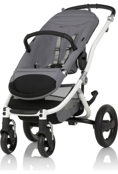 Britax Römer Affinity 2 Bebek Arabası Gri Kumaş Beyaz kasa + Kırmızı Renk Paketi Hediye Britax Römer Affinity 2 Bebek Arabası Gri Kumaş Beyaz kasa + Kırmızı Renk Paketi Hediye