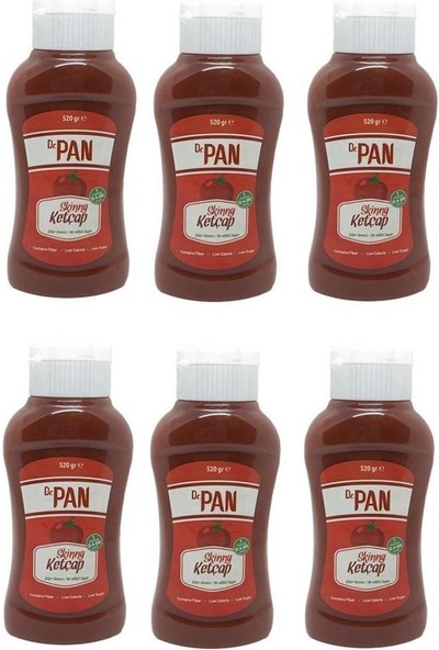 Dola Dr Pan Şekersiz Ketçap 520 gr 6 Adet Dola Dr Pan Şekersiz Ketçap 520 gr 6 Adet