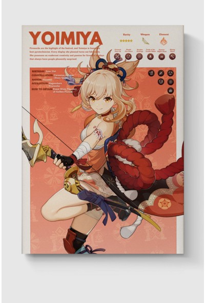 DuoArt Genshin Impact Yoimiya Anime Poster - Yüksek Çözünürlük Hd Duvar Posteri - Çerçevesiz DuoArt Genshin Impact Yoimiya Anime Poster - Yüksek Çözünürlük Hd Duvar Posteri - Çerçevesiz