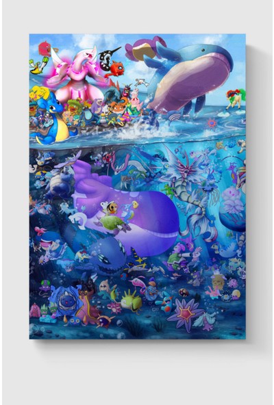 DuoArt Pokemon Anime Poster - Yüksek Çözünürlük Hd Duvar Posteri - Çerçevesiz DuoArt Pokemon Anime Poster - Yüksek Çözünürlük Hd Duvar Posteri - Çerçevesiz