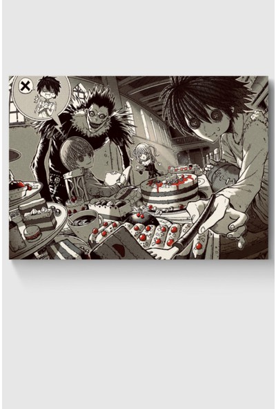 Death Note Anime Manga Poster - Yüksek Çözünürlük Hd Duvar Posteri - Çerçevesiz Death Note Anime Manga Poster - Yüksek Çözünürlük Hd Duvar Posteri - Çerçevesiz
