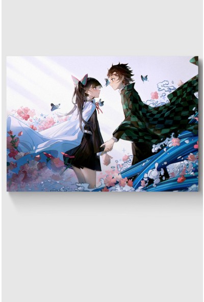 DuoArt Demon Slayer Tanjiro Kanao Tsuyuri Anime Manga Poster-Yüksek Çözünürlük Hd Duvar Posteri-Çerçevesiz DuoArt Demon Slayer Tanjiro Kanao Tsuyuri Anime Manga Poster-Yüksek Çözünürlük Hd Duvar Posteri-Çerçevesiz