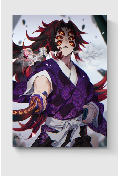 DuoArt Demon Slayer Kokushibo Anime Manga Poster - Yüksek Çözünürlük Hd Duvar Posteri - Çerçevesiz DuoArt Demon Slayer Kokushibo Anime Manga Poster - Yüksek Çözünürlük Hd Duvar Posteri - Çerçevesiz