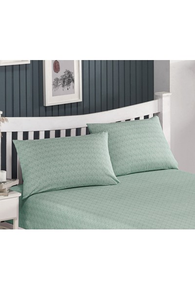 Yastık Kılıfı Modelleri Yeşil Fermuarlı 2' Li 50X70 cm