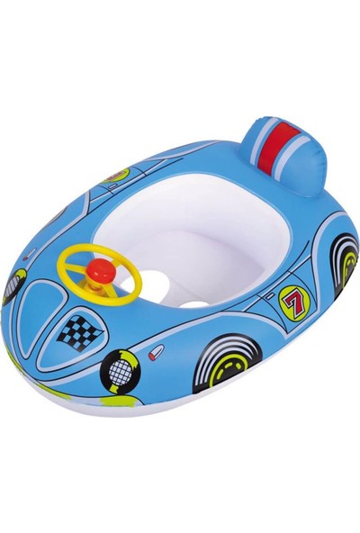 Oturaklı Kornalı Direksiyonlu Çocuk Havuz Botu 67.5 x 50 Cm.