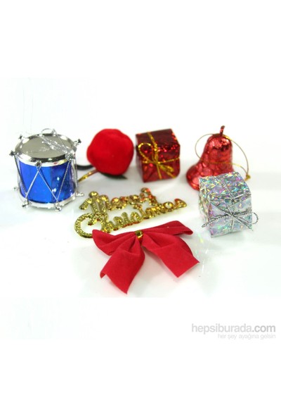 Pazariz Yılbaşı Ağaç Süsü 7 Parça Karışık Pazariz Yılbaşı Ağaç Süsü 7 Parça Karışık