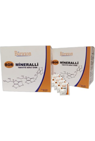 Buraxon Bor Gıda Takviyesi ,vitamin &mineral Takviye Edici Gıda -30 Sase Buraxon Bor Gıda Takviyesi ,vitamin &mineral Takviye Edici Gıda -30 Sase