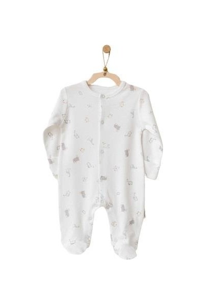 Andywawa AC21711R The Zoo S Balboa Organig Bebek Tulum Ekru