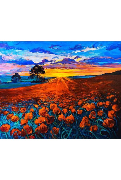 Ena Butik Canvas Turuncu Çiçek Tarlası Sayılarla Boyama Seti Duvar Sticker Rulo 100 x 140 cm Ena Butik Canvas Turuncu Çiçek Tarlası Sayılarla Boyama Seti Duvar Sticker Rulo 100 x 140 cm