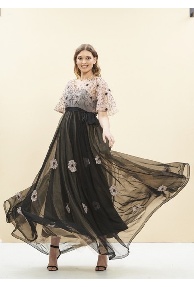 Prenses Hamile Abiye Elbise