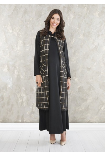 Iki Parçalı Uzun Hamile Elbise