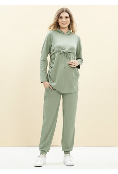 Emzirme Özellikli Hamile Eşofman Takımı