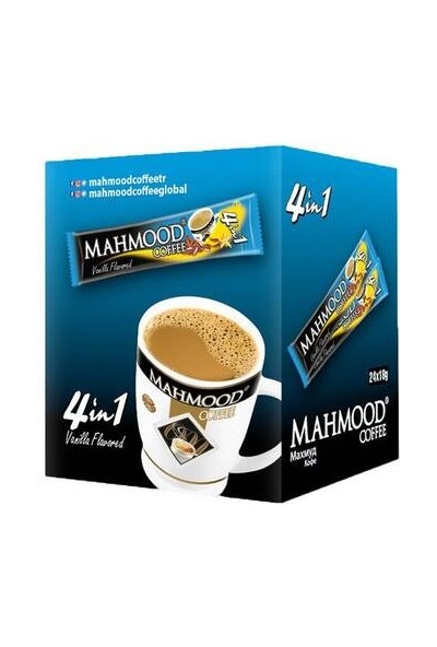 Mahmood Coffee 4 Ü 1 Arada Vanilya 24 Adet