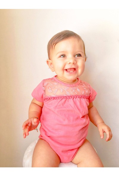 Cigit Robası Dantel Kız Bebek Zıbın 0-12 Ay Yavruağzı Cigit Robası Dantel Kız Bebek Zıbın 0-12 Ay Yavruağzı