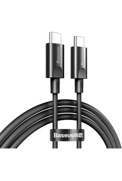Baseus 1.5 Metre 100W 5A Ultra Hızlı Flash Series Type C To Type C Şarj ve Data Kablosu Baseus 1.5 Metre 100W 5A Ultra Hızlı Flash Series Type C To Type C Şarj ve Data Kablosu