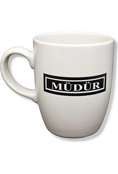 Retina Shop Müdür Yazılı Krem Mat Kupa Bardak Retina Shop Müdür Yazılı Krem Mat Kupa Bardak
