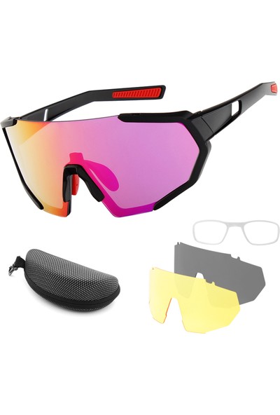 KKmoon 2 Değiştirilebilir Lensli Bisiklet Gözlükleri UV400 (Yurt Dışından) KKmoon 2 Değiştirilebilir Lensli Bisiklet Gözlükleri UV400 (Yurt Dışından)