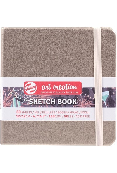 Talens Art Creation Sketchbook Pink Champagne 12X12CM 140GR 80 Yaprak Talens Art Creation Sketchbook Pink Champagne 12X12CM 140GR 80 Yaprak